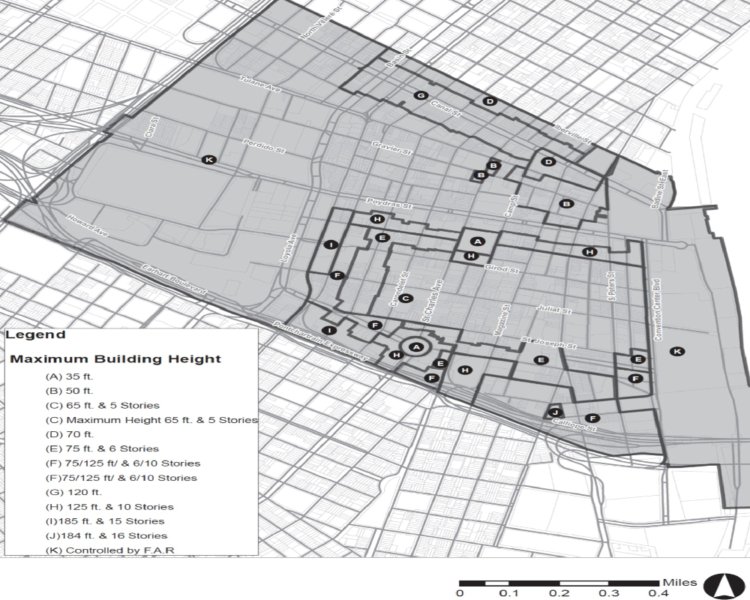 What zoning overlays or master plans govern land use along the corridor ...